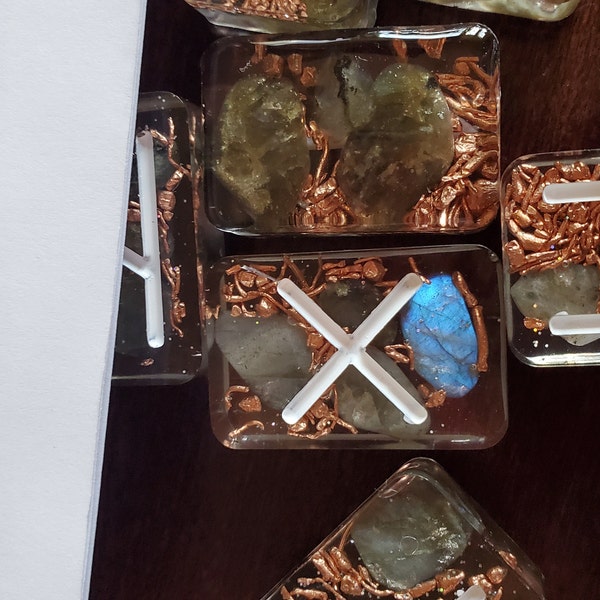 Magical Sparkle Glitter Bling Elder Futhark Viking Resin Runes by KJ ...