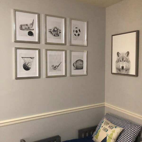 Sports Home Decor, Vintage Sports Wall Decor, Vintage Sports Decor ...