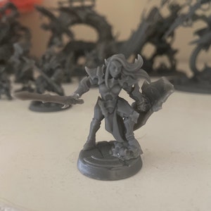 Wood Elf Druid DnD Miniature Tabletop RPG DnD Mini D&D | Etsy