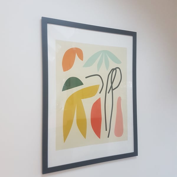 Composition Giclée Fine Art Print Colorful Minimalist Abstract Art 8x10
