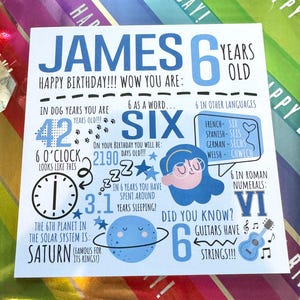 Personalised 18th Birthday Card Born in 2006 Card for 18 Year Old Son ...
