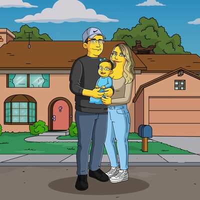 Custom Yellow Characters, Personalized Art, Yellow People Portrait ...