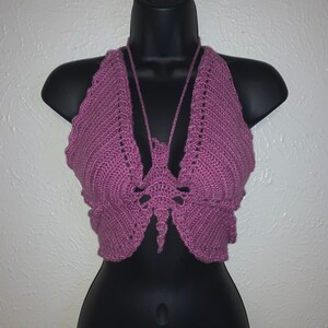 Crochet Butterfly Top Pattern - Etsy