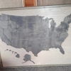 Marking Maps United States Cork Map for Craft Photo Wall - Etsy