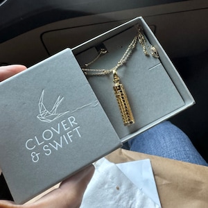 Keya Flower Perfume Bottle Necklace Tiny Spoon Aromatherapy Pendant ...