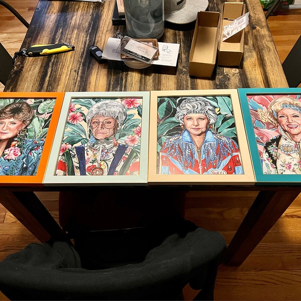 Blanche - Blanche Devereaux - Acrylic Painting - Rue Mcclanahan - Art ...