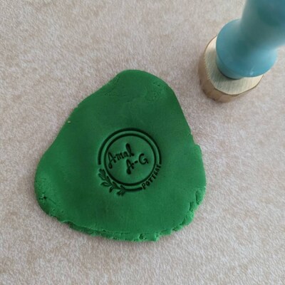 Clay Signature Brass Stamp for Pottery Gifts for Potter Custom Pottery ...