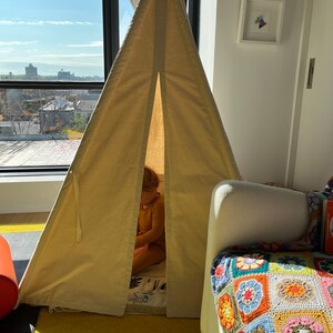 Canvas Teepee Sewing Pattern, Kids Tent, Play Tent Pattern, Easy to Sew ...