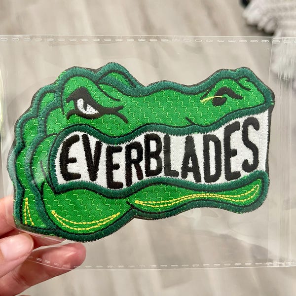 Gator Face Personalized Iron on Patch College Embroidered Custom ...