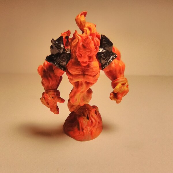 Fire Elemental 3D Printed Resin Miniature | Tabletop Role Playing ...