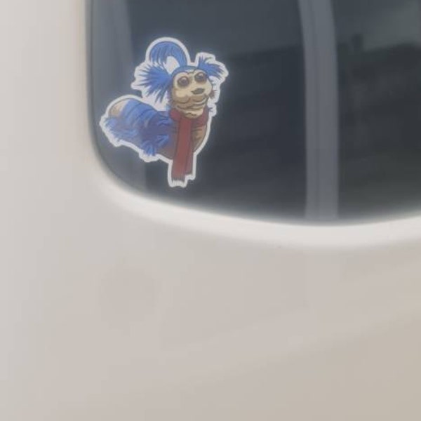 Labyrinth Worm Vinyl Sticker, Cute Laptop Stickers, Vinyl Decal, Vinyl ...