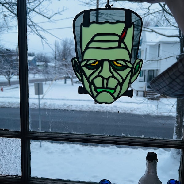 Frankenstein Suncatcher / Wall Decor / Window Decor / Bride's Sidekick ...