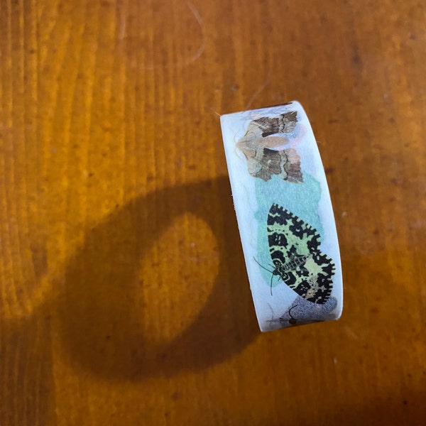 British Moths Washi Tape - Bullet Journal Tape - Eco Friendly Tape ...