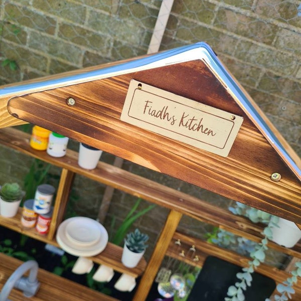 FULLY Personalised Miniature Wooden Signs, Different Sizes Available ...