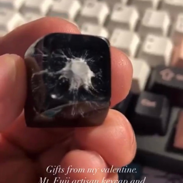 RTX3080 Graphics Card Keycap GPU 2.75U Rotating Artisan Metal Right ...