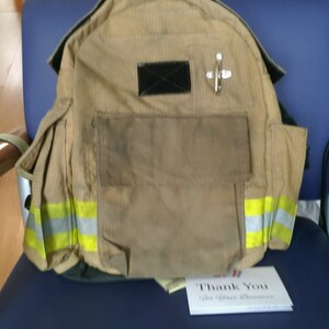 Recycled Backpack for First Responders Firefighter Custom Tool Bag ...