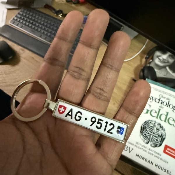 Number Pendant, Number Plate Keyring,custom England License Plate ...