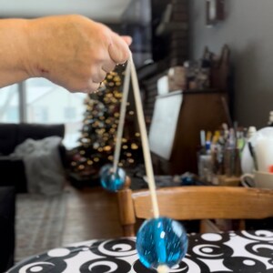 Knockers, Clackers, Click Clacks, Klacker, Solid Black, Balls on String ...