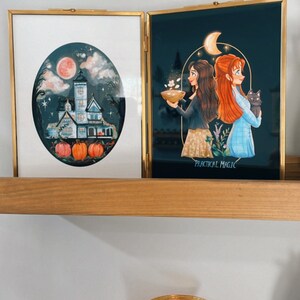 Practical Magic Inspired Victorian House Gouache Painting STICKER ...