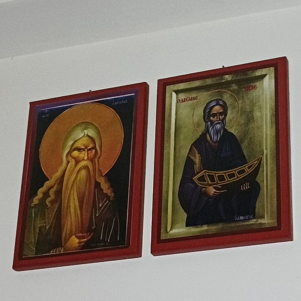 Orthodox Icons Byzantine Saint Abraham Icon Greek Orthodox Icon ...