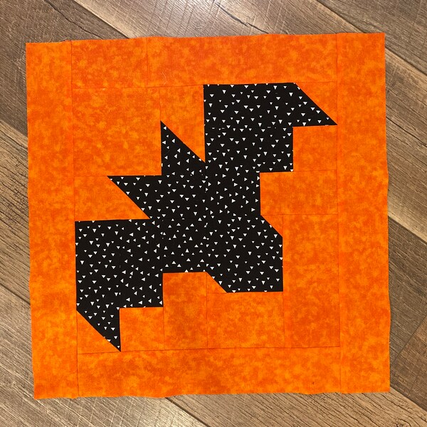 PDF Halloween Quilt Pattern - Bat Quilt Pattern - Etsy