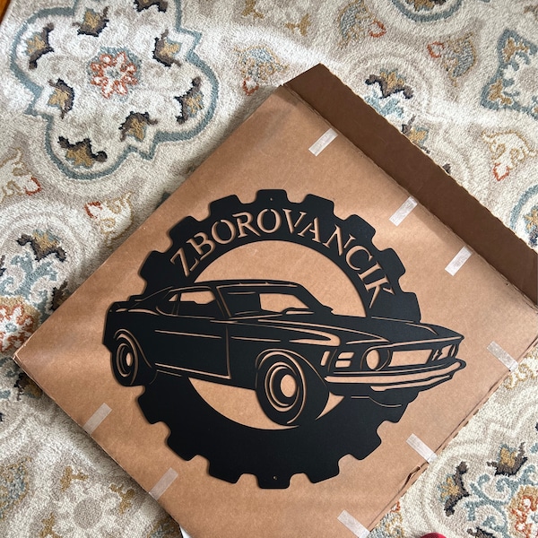Mustang Classic Car Collection Metal Sign - Etsy