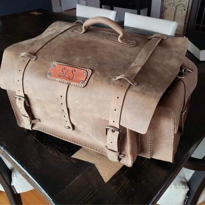 DIY Vintage Leather US Mail Bag Pattern in Pdf and Svg Formats for Hand ...