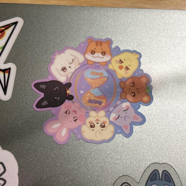 Cuties Kpop Waterproof Vinyl Stickers Seom Jk Golden Seven Jungkook - Etsy