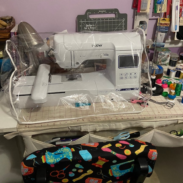 Dust Cover for Brother SE, Bernina 535, and Others Wxdxh = 24"x14"x12 ...