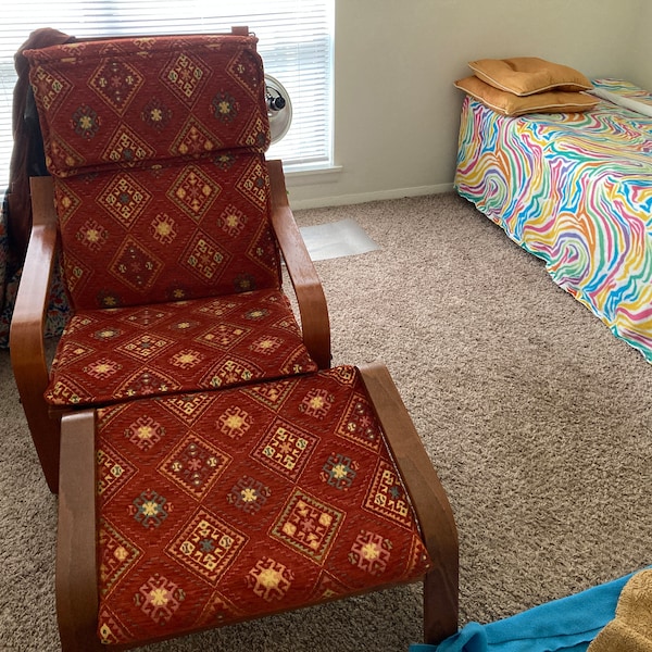 Poang Cushion Cover F17 Ikea Poang Chair Cover Poang Chair Cushion Ikea ...