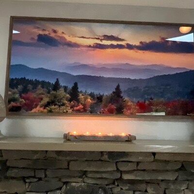 Forest Moss Wall Clock Temperate Forest Moss and Plants Clock for ...