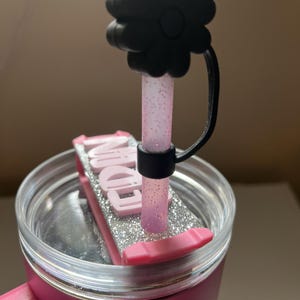 10mm Straw Topper - Softball Happy Face - Etsy