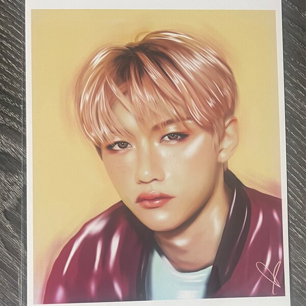 Lee Know, From Stray Kids Original K-pop Fanart Print Poster - Etsy