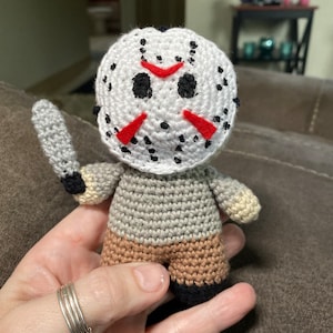 Pattern Only Halloween Horror Icon Inspired Jason Crochet Amigurumi ...