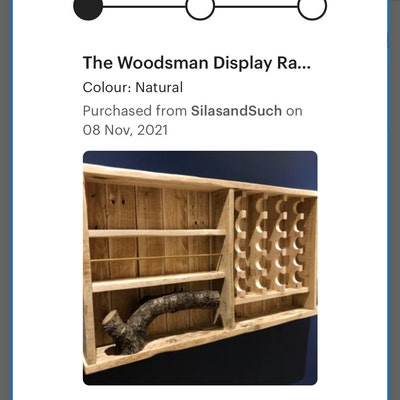 The Woodsman Display Rack portrait Rustic Shelving Watch - Etsy UK