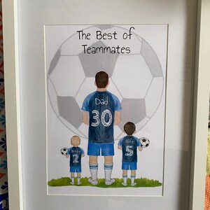 Personalised Football Dad Gifts Fathers Day Gift Ideas - Etsy