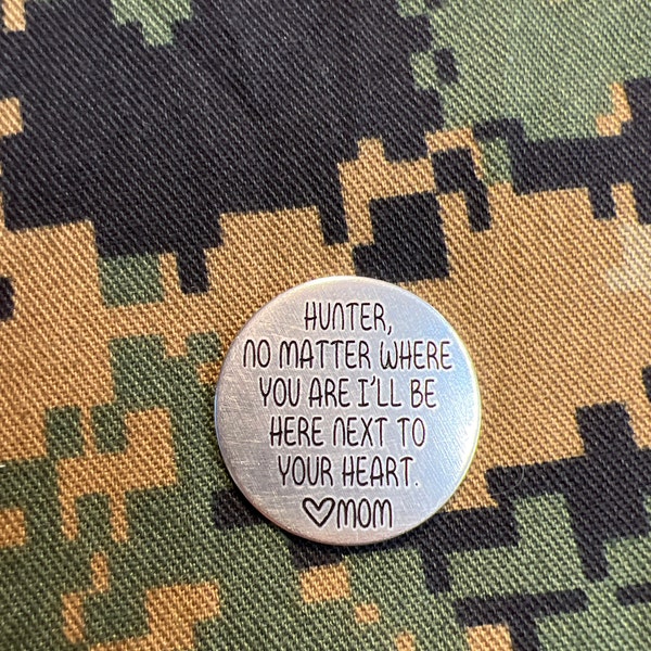 Custom Message Coin, Police Pocket Coin, Military Deployment Gift ...
