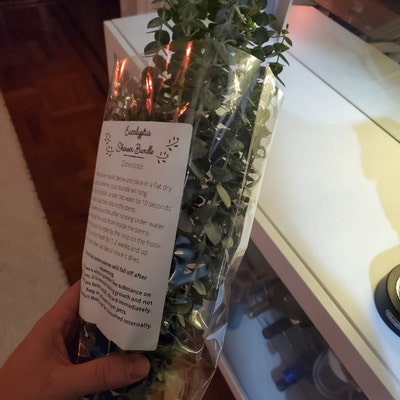 Organic Eucalyptus Lavender Shower Pouches, Hanging Scent Sachets With ...
