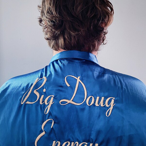 Personalized Men's Satin Robe, Father's Day Gift Robe, New Dad Gift ...