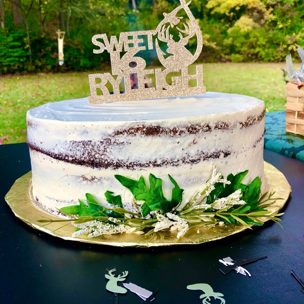 Hunting Cake Topper, Hunter Cake Topper, Shot Gun Cake Topper, Fishing ...