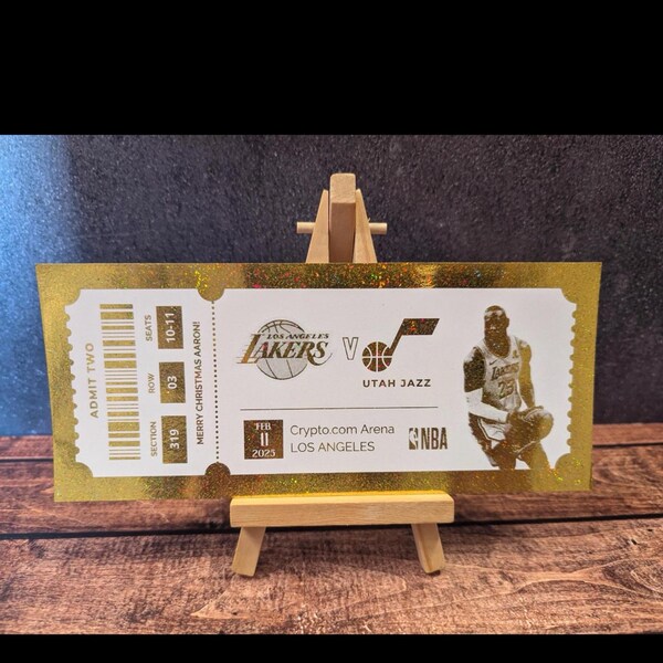 Personalised Foil Concert Tickets for Any Artist or Band - Ariana ...