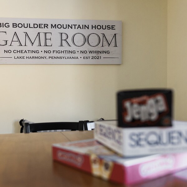 Custom Game Room Sign, Home Game Room Sign, Personalized Decor - Etsy
