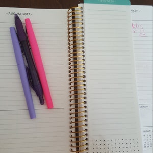 PAGEMARKER for Planner Bookmark Clip-in Page Marker Laminated Wet Erase ...