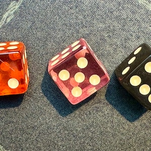 Set of 10 Colored Dice, Solid Dice, Standard 16mm, Extra Board Game ...