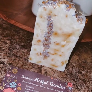 Lavender Lilac Calendula Soap types of Lavender Spikes May | Etsy