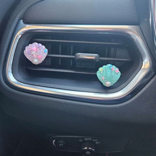 Seashell Car Charms Beach Car Accessories Car Vent Clips Beach Gift ...