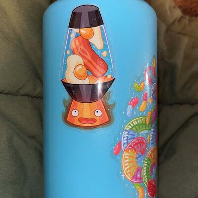 Lava Lamp Series 2 Stickers Transparent Stickers Fire Demon Candy ...