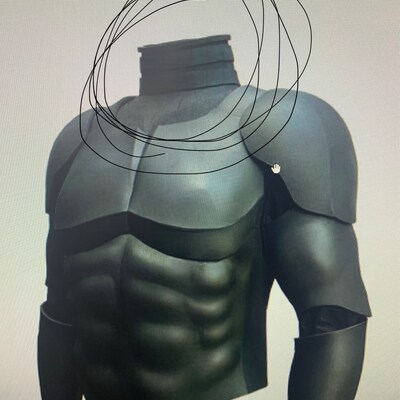 Standard Male Upper Body Armor Foam PATTERN / TEMPLATE - Etsy