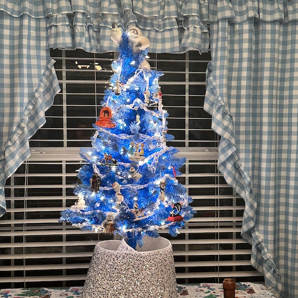 Christmas Tree Topper Abominable Snowman Vintage Christmas Ornament ...