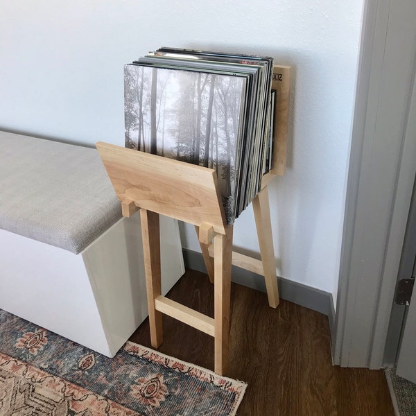 FLIP LP Stand, Record Stand With Forward Facing Vinyl Storage - Etsy